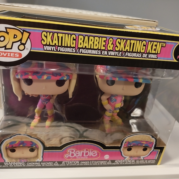 Funko | Other | Funko Skating Barbie Ken Vinyl Figures Pink And Blue ...